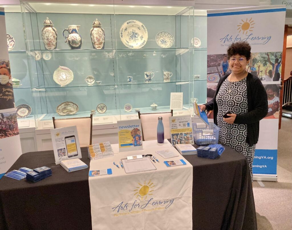 IDEAL-Max at booth - Arts for Learning Virginia